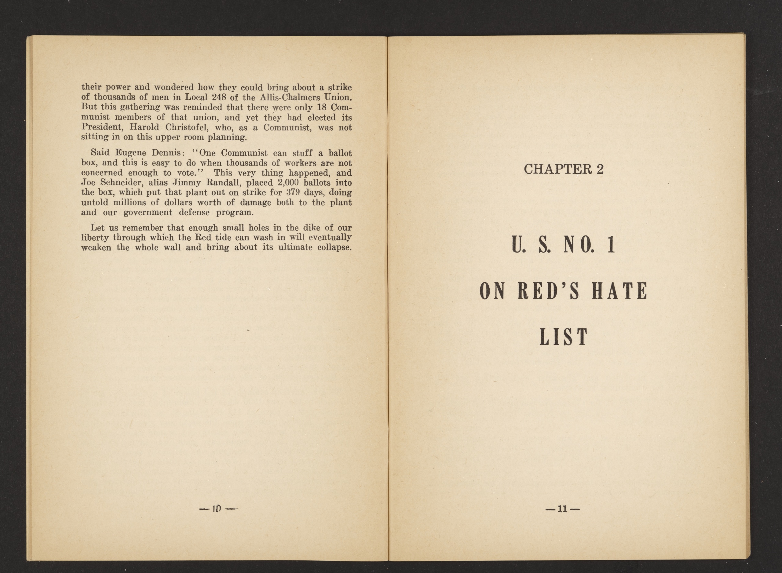 Booklet: “Red Tide” by Kenneth Goff - Museum of Protest