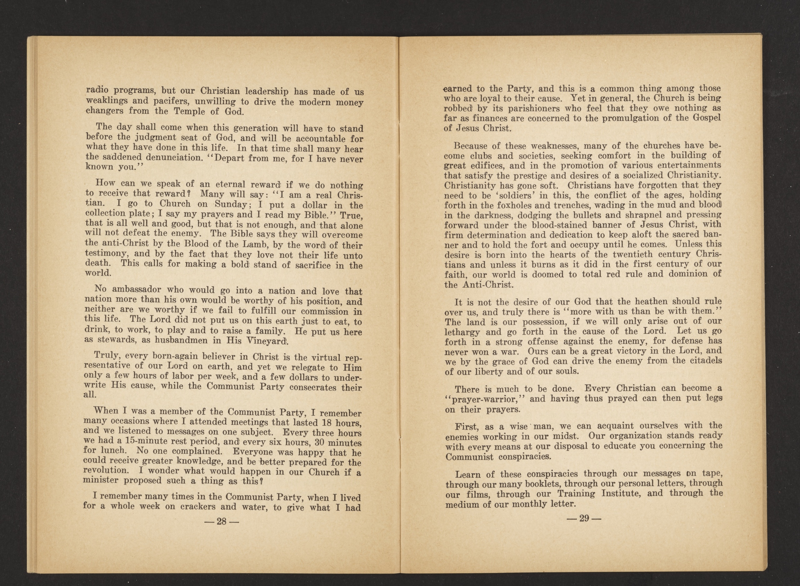 Booklet: “Red Tide” by Kenneth Goff - Museum of Protest