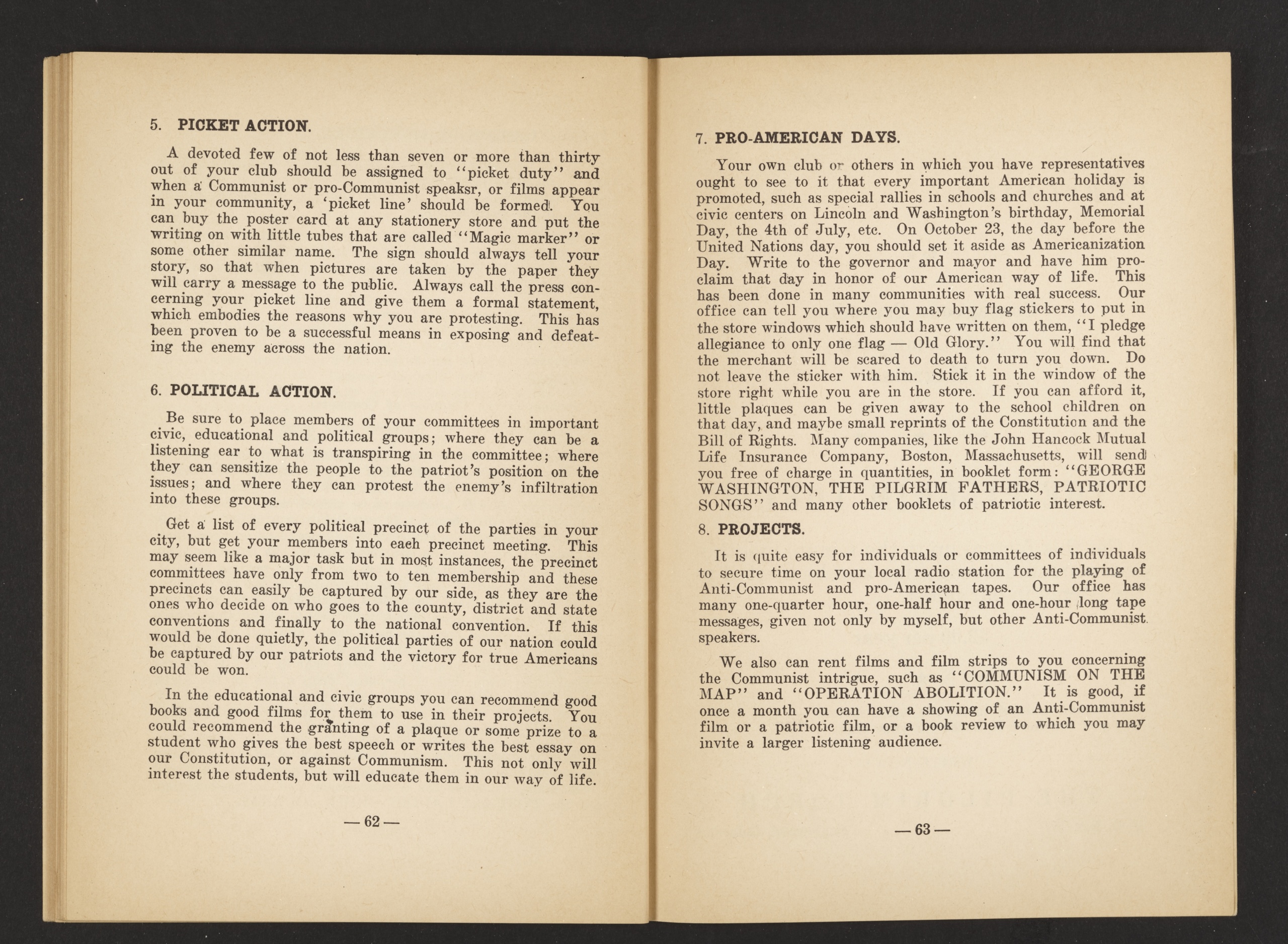 Booklet: “Red Tide” by Kenneth Goff - Museum of Protest