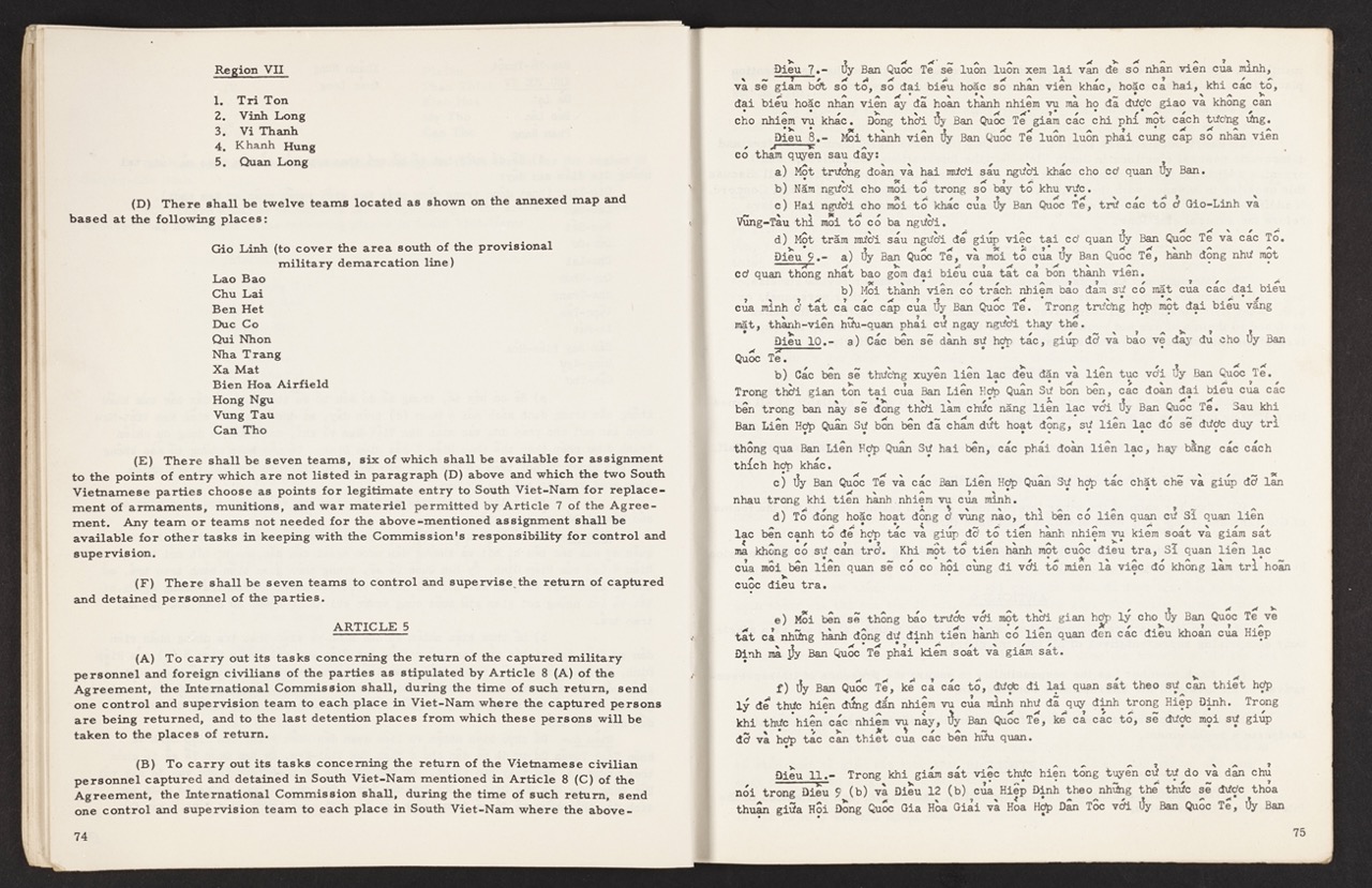 Document: 'Restoring Peace in Vietnam' with Commentary by Dr. Henry A ...