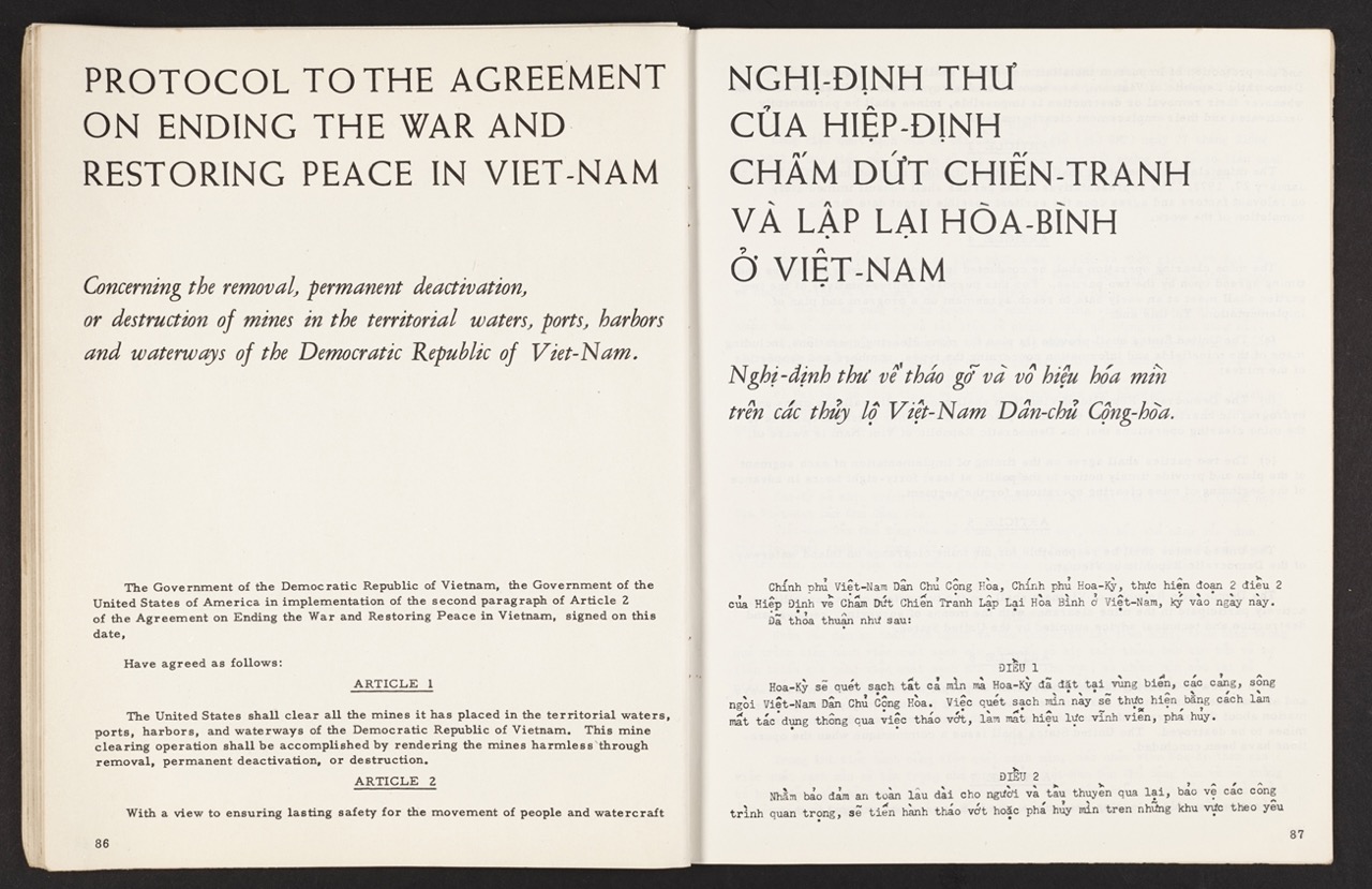 Document: 'Restoring Peace in Vietnam' with Commentary by Dr. Henry A ...