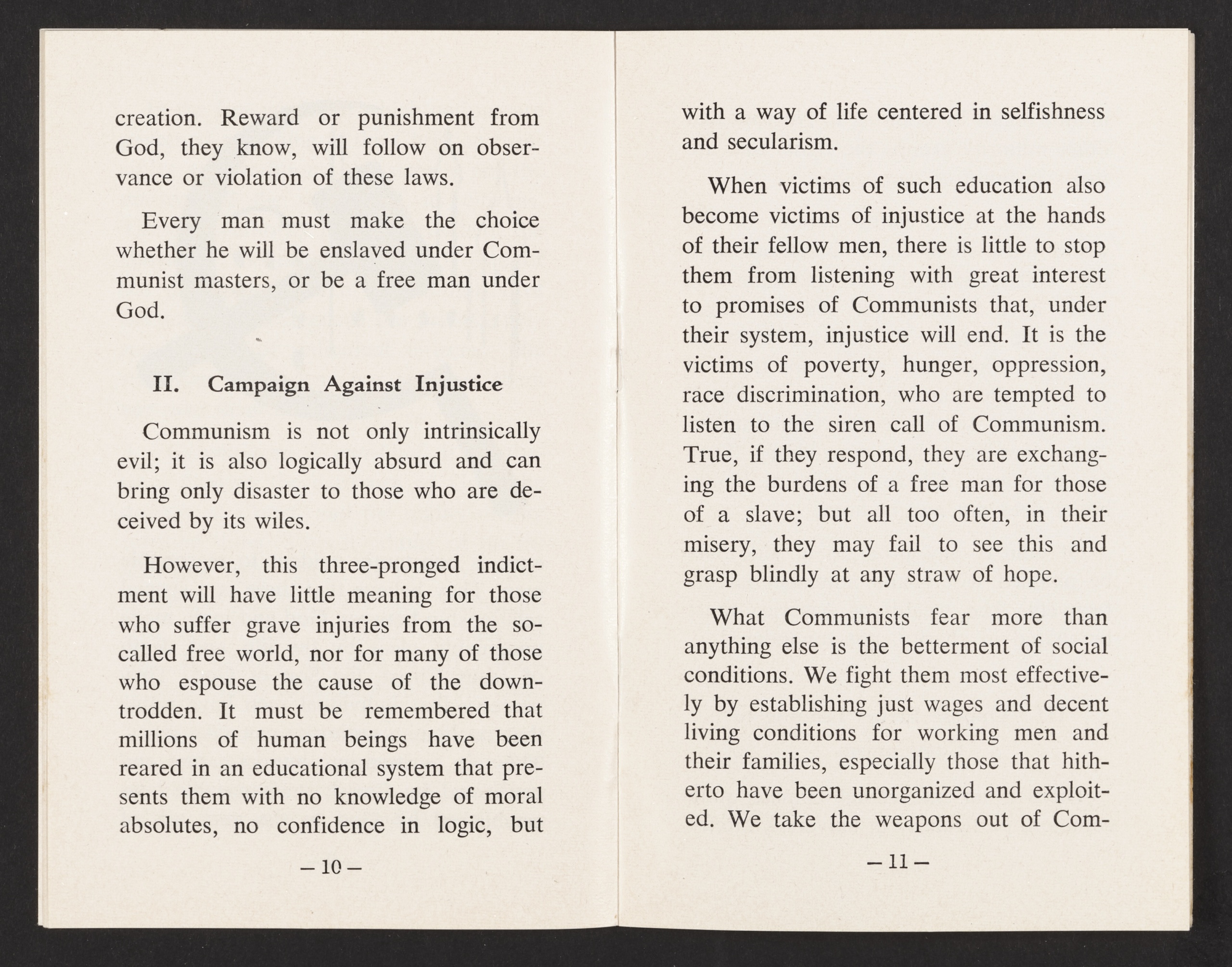Pamphlet: “Your Part in the Fight Against Communism” by D. F. Moran, Ph ...