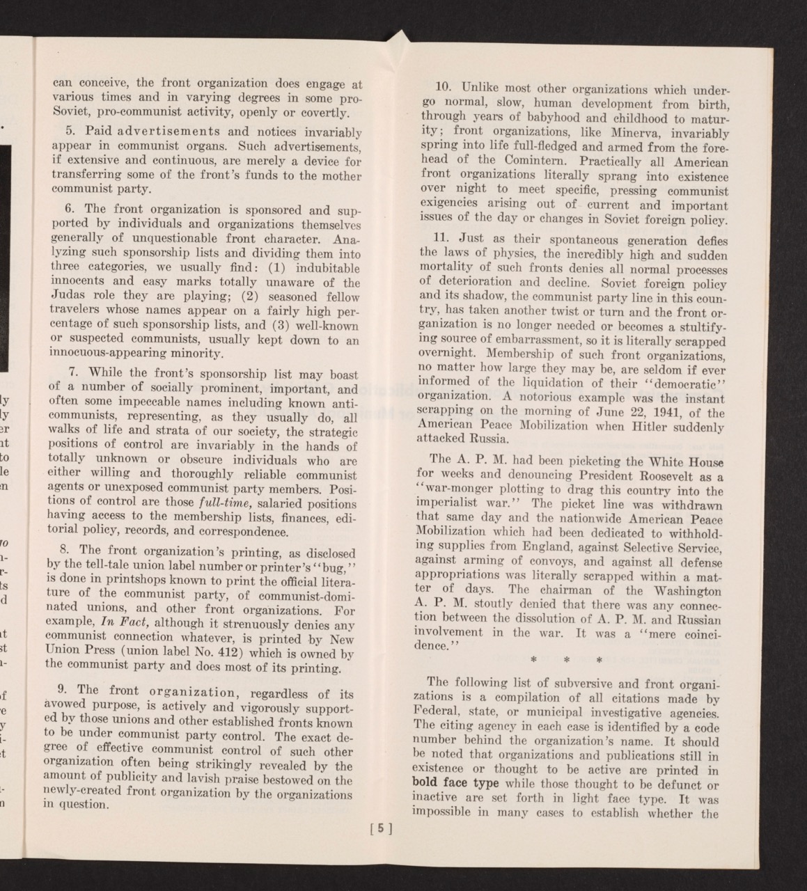 Pamphlet: “How You Can Fight Communism” - Museum of Protest