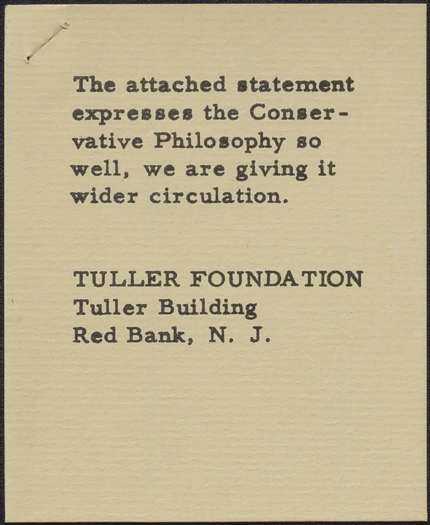 Packet: “The Sharon Statement” - Museum of Protest