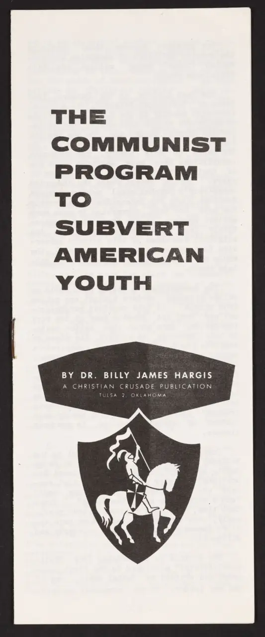 Pamphlet: “The Communist Program to Subvert American Youth” - Museum of ...