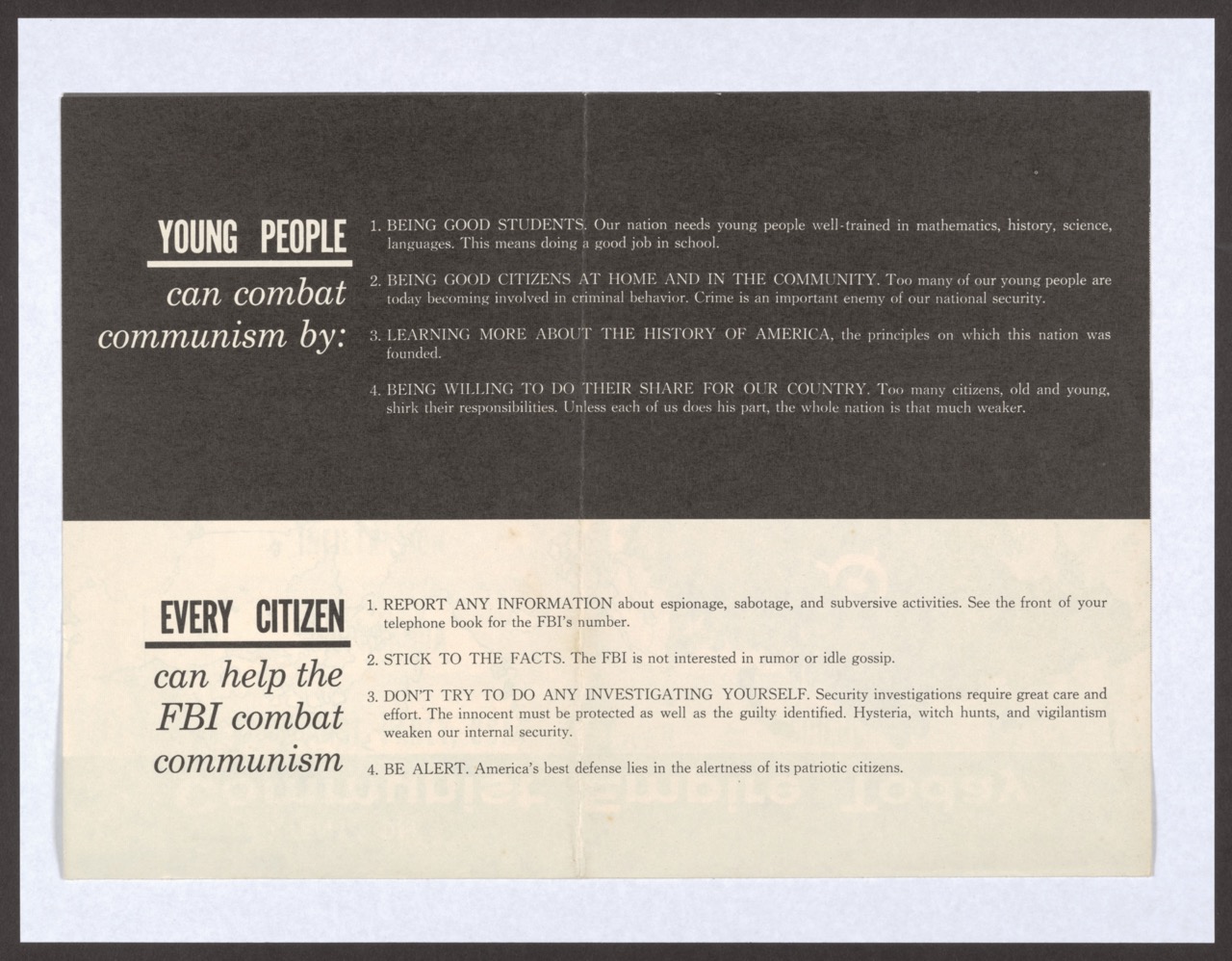 Pamphlet: “What Young People Should Know About Communism” - Museum of ...