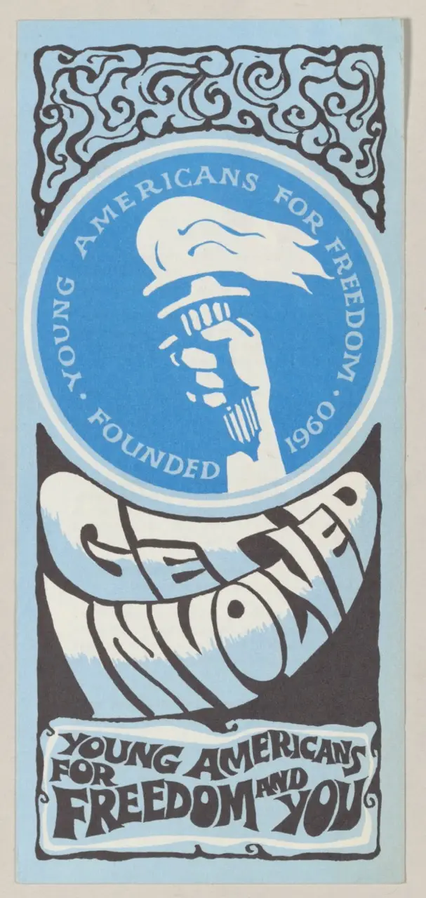 Brochure: Young Americans for Freedom – “Get Involved” - Museum of Protest